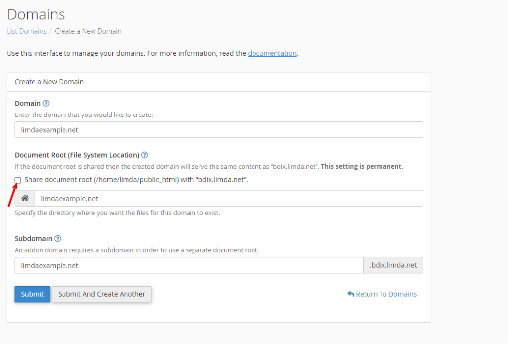 How to create a Addon Domain in cPanel – Knowledge Base | Limda Host